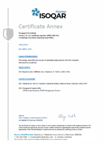 Certification - Pyroguard