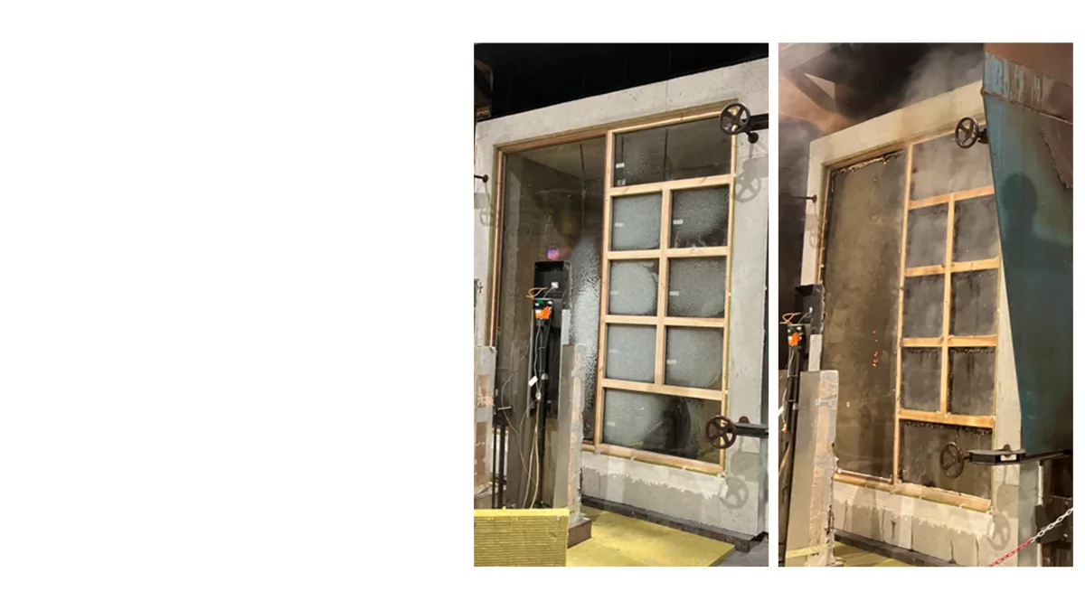 Largest timber test success with Pyroguard Protect EW60 - Pyroguard